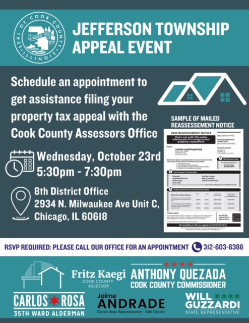 Jefferson Township Appeal Event - Jaime Andrade Jr State Representative