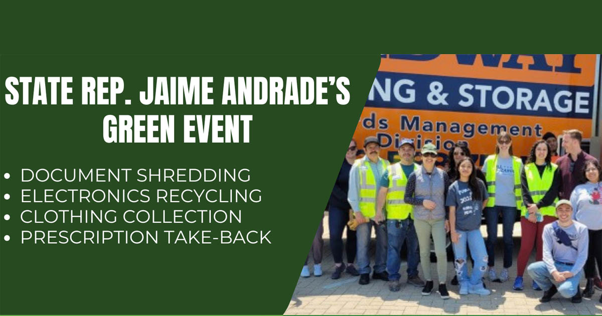 Green Event On July 19th - Jaime Andrade Jr State Representative